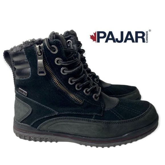 Pajar | Shoes | Pajartex Waterproofjeanablack Leather Winter Boots ...